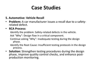 ROOT CAUSE ANALYSIS PowerPoint Presentation | PPTX