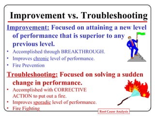 Root Cause Analysis Presentation | PPS