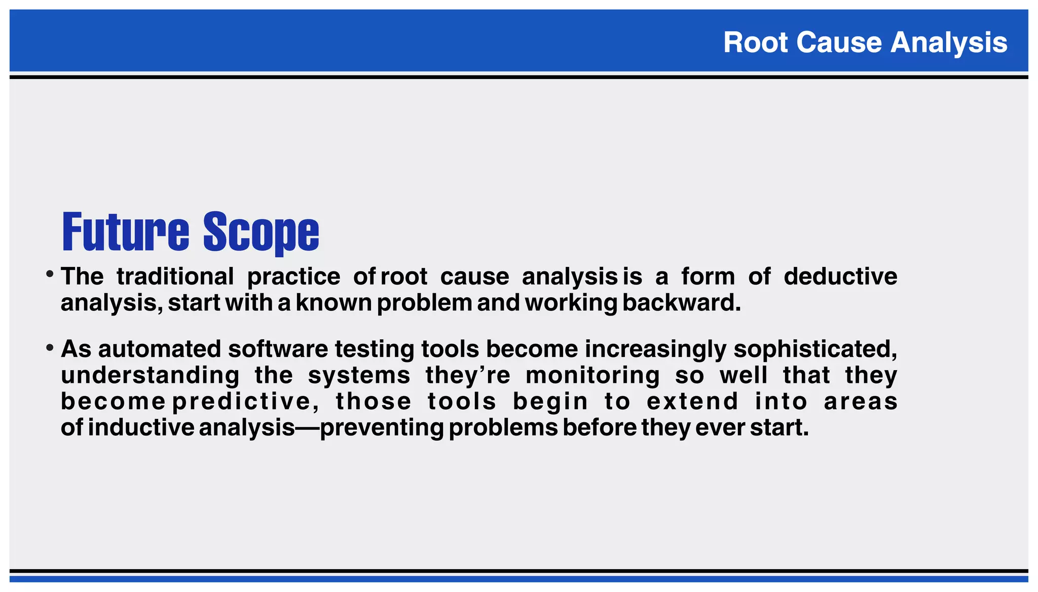 ROOT CAUSE ANALYSIS PRESENTATION | PDF