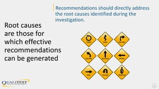 Test beyond the obvious- Root Cause Analysis | PPTX