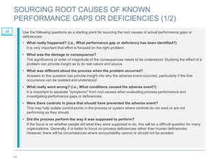 Root cause analysis questionnaire | PPTX