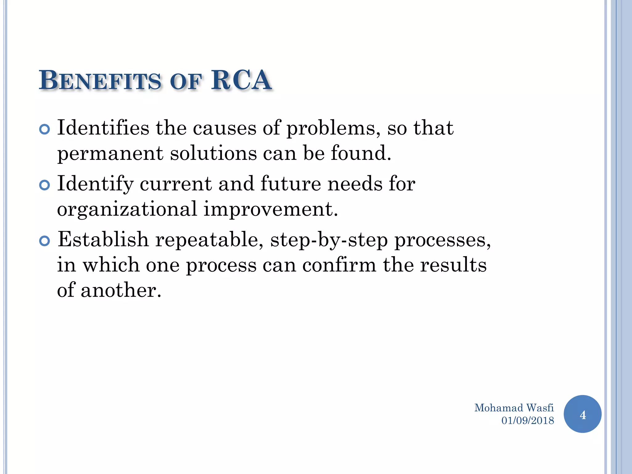 Root cause analysis (rca) | PDF