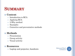 Root cause analysis (rca) | PDF