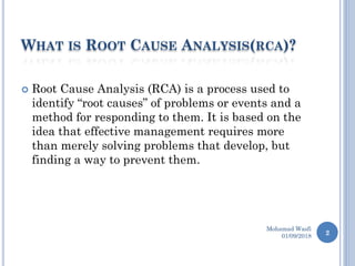 Root cause analysis (rca) | PDF