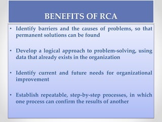 Root cause analysis - tools and process | PPTX
