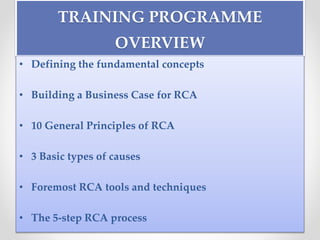 Root cause analysis - tools and process | PPTX
