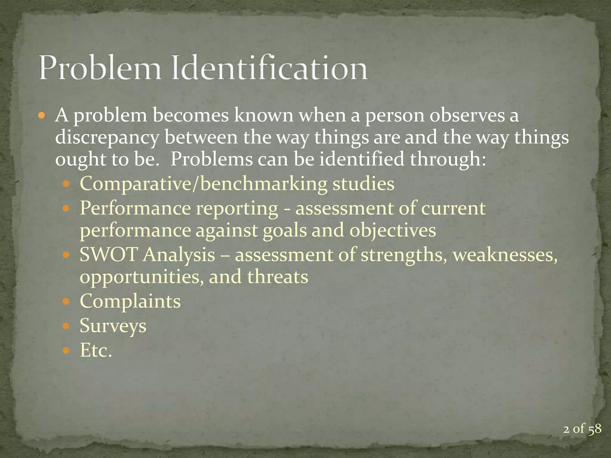 Root cause analysis training | PPTX