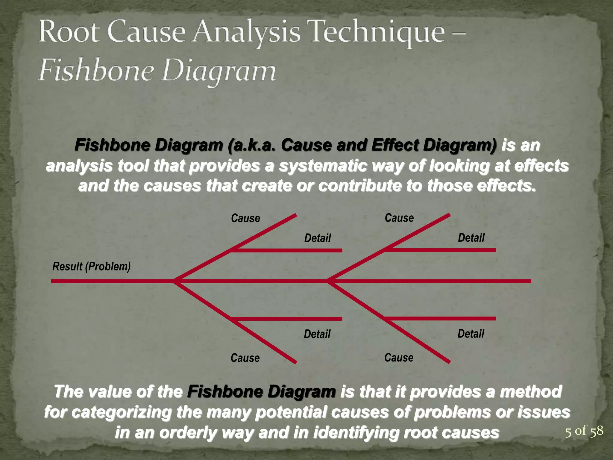 Root cause analysis training | PPTX