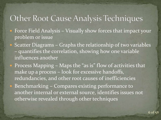 Root cause analysis training | PPTX | Business | Business and Finance