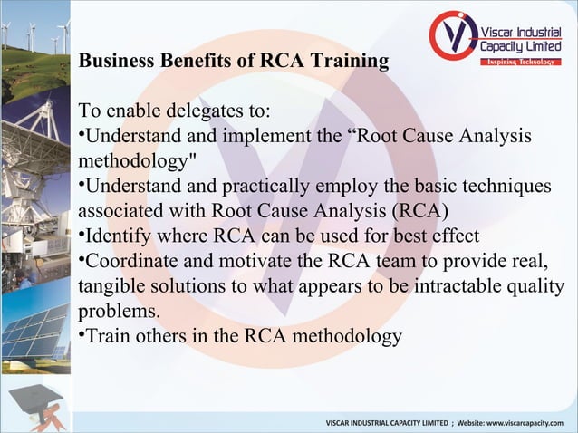 Root cause analysis training | PPT