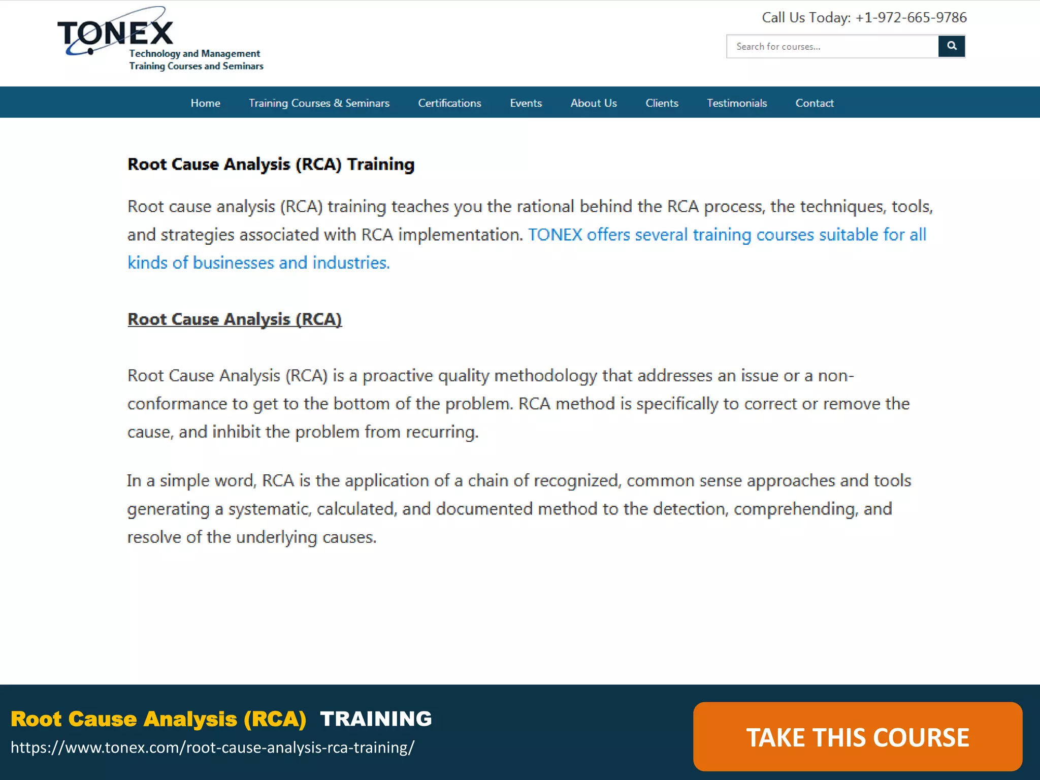 Root Cause Analysis (RCA) Training | PPTX