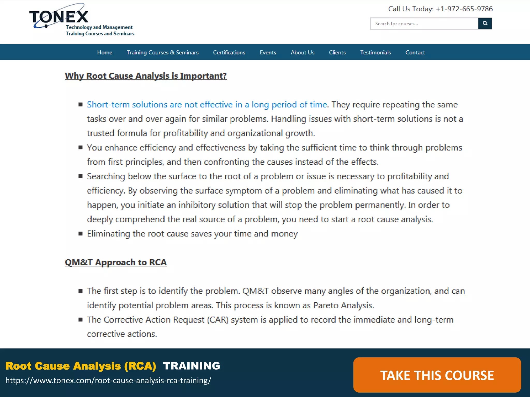 Root Cause Analysis (RCA) Training | PPTX