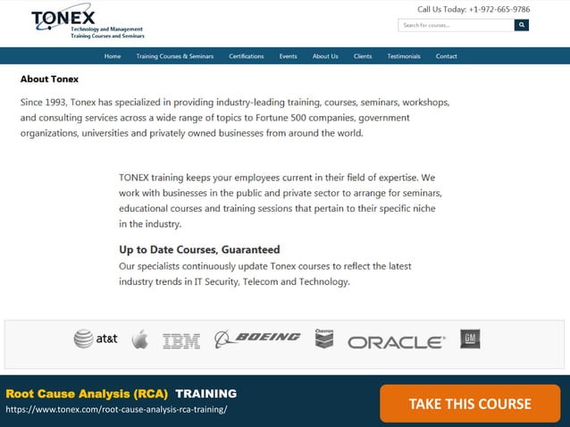 Root Cause Analysis (RCA) Training | PPTX | Business and Finance