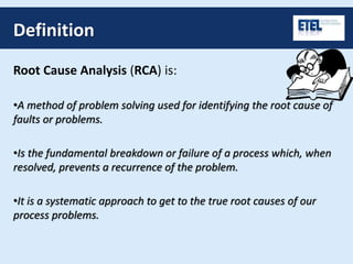 Root Cause Analysis - Tools, Tips and Tricks to Get to the Bottom of ...