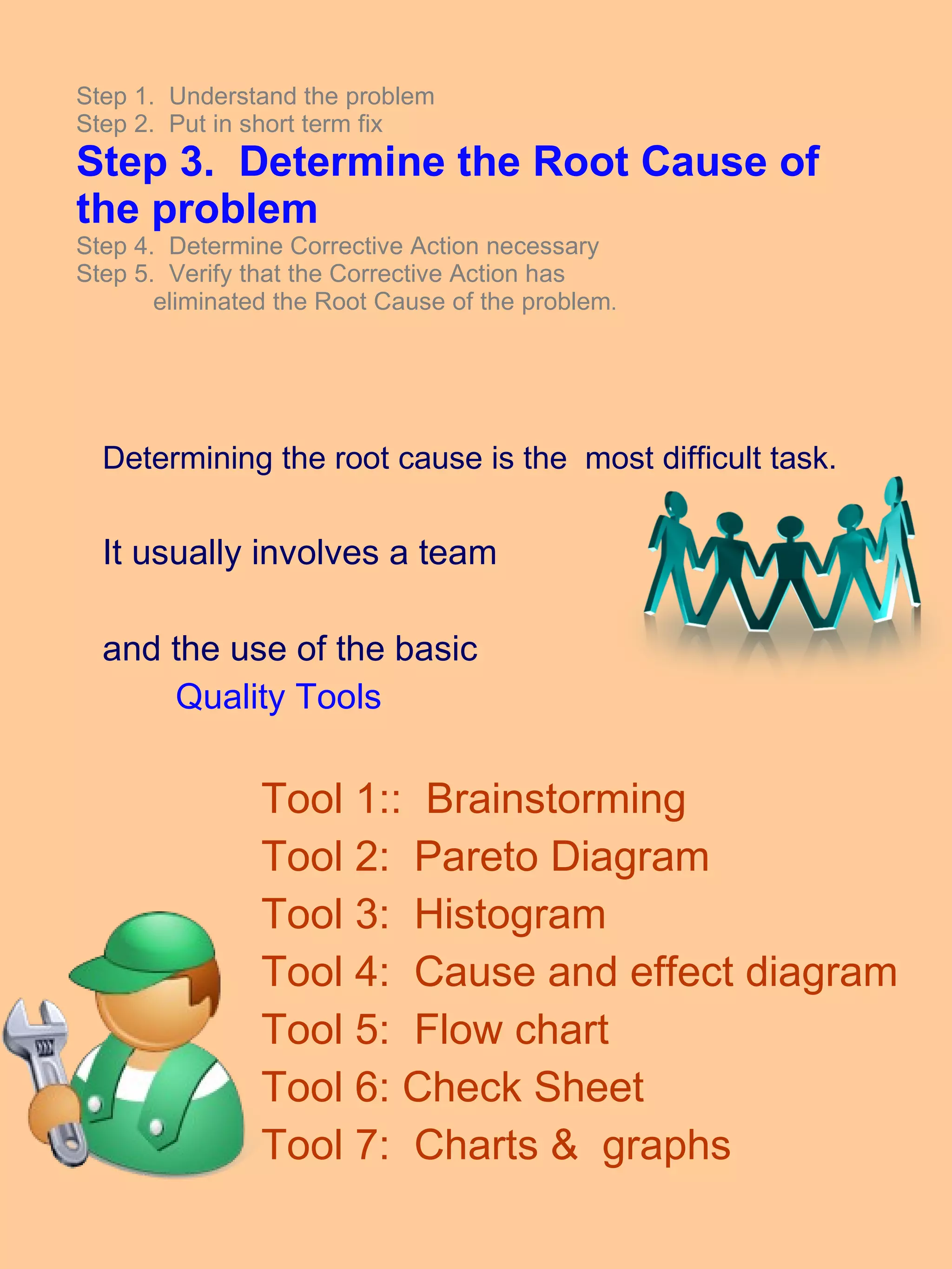 Root Cause And Corrective Action Workshop Cinci Asq 2009 | PPT