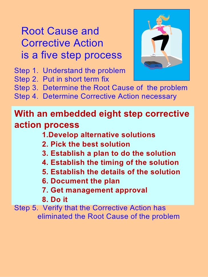 Root Cause And Corrective Action Workshop Cinci Asq 2009