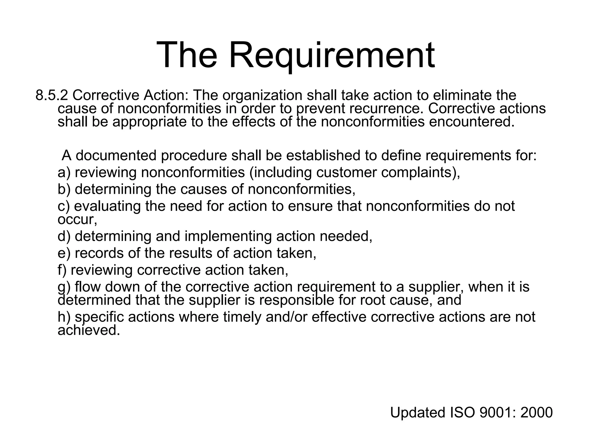 Root Cause Corrective Action | PPT