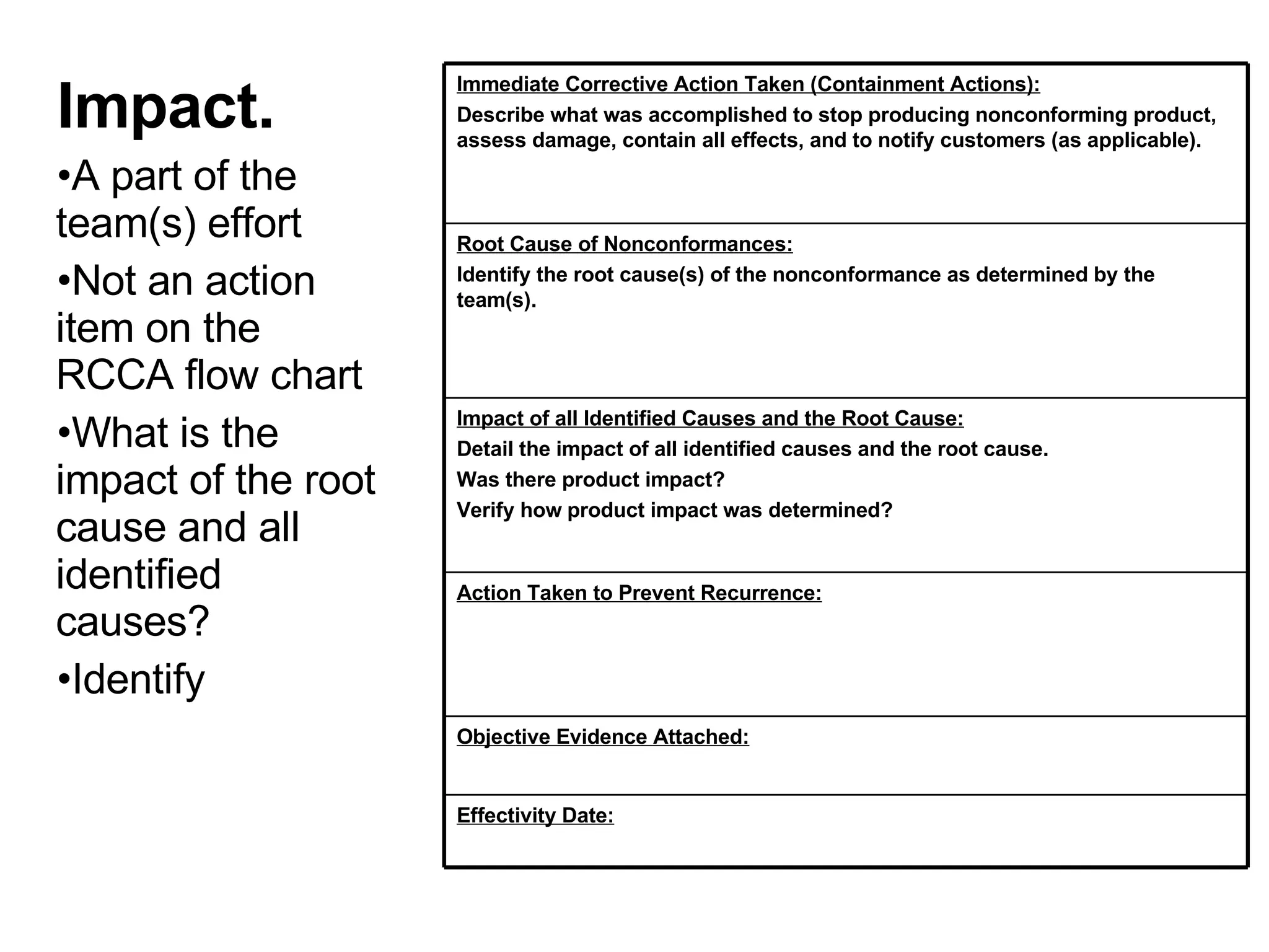 Root Cause Corrective Action | PPT