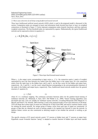 Root cause detection of call drops using feedforward neural network | PDF