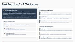 Root Cause Failure Analysis (RCFA) and its application | PPTX