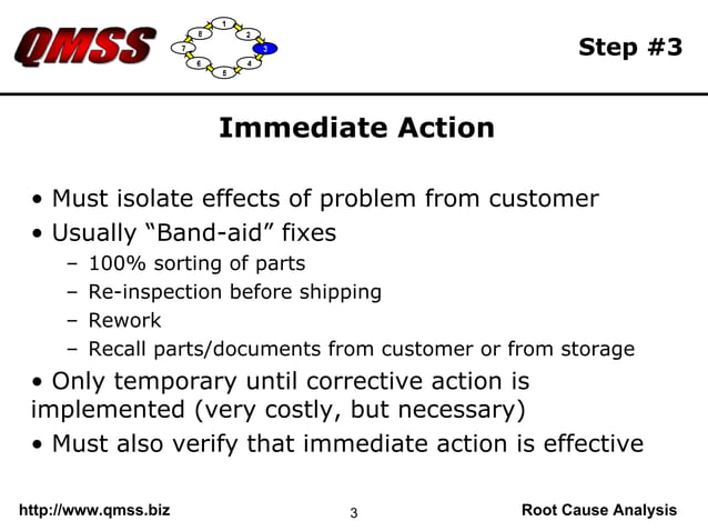 QMSS Root Cause Analysis - Sample Slides | PPT
