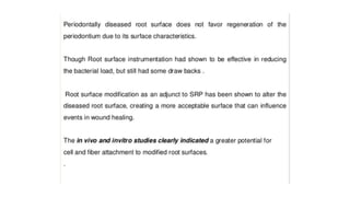 Root conditioning | PPT
