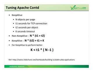 Optimizing LAMPhp Applications | PPT