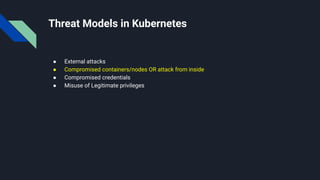 Hardening Kubernetes by Securing Pods | PPT