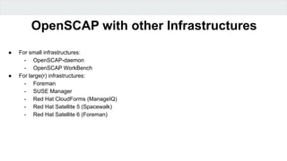 Securing Infrastructure with OpenScap The Automation Way !! | PPT