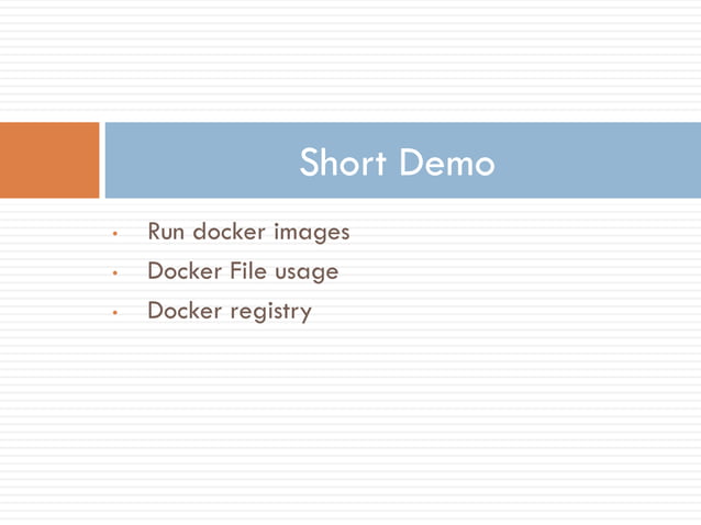 Automating Dev Environment - Introduction to Docker and Chef | PPTX