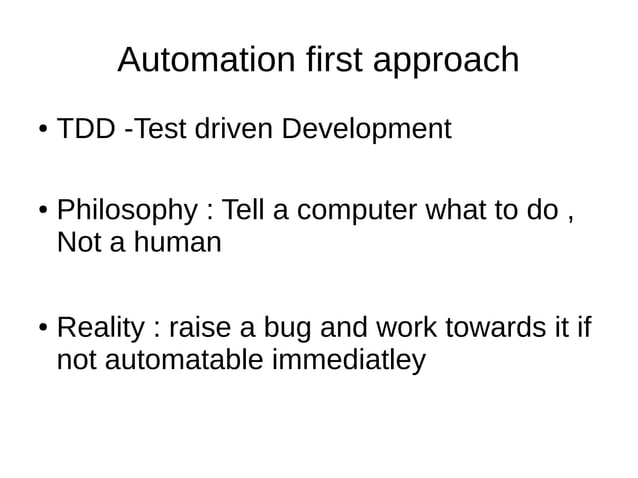 Automation Using Robotframework For Embedded Device Ppt