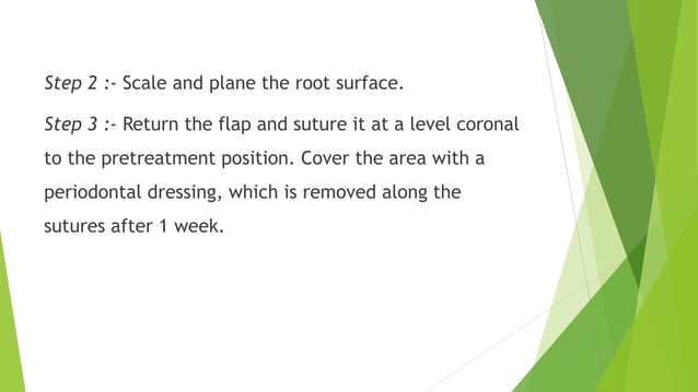 Root coverage procedures periodontics.pptx | Dental Health | Diseases ...