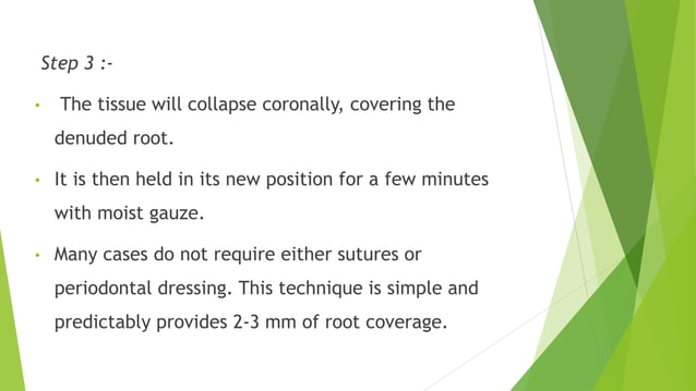 Root coverage procedures periodontics.pptx | Dental Health | Diseases ...