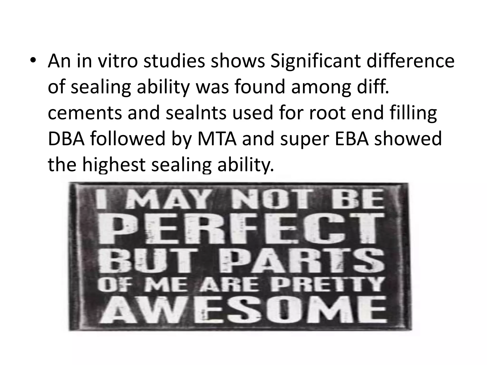 Root end filling | PPTX