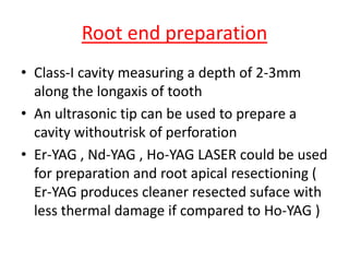 Root end filling | PPTX