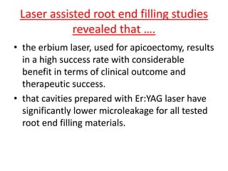 Root end filling | PPTX