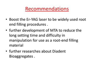 Root end filling | PPTX