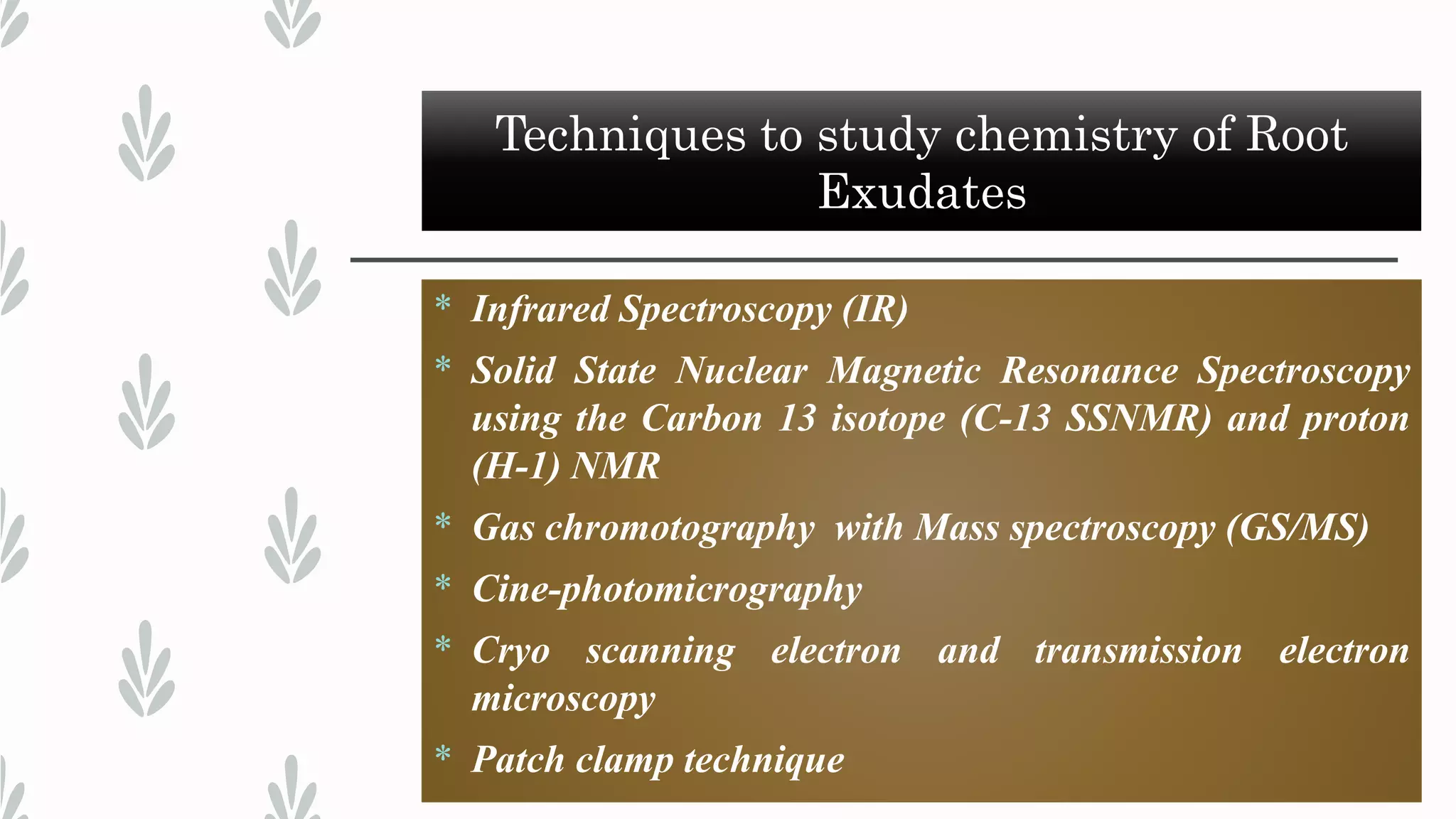 Root excudates and their role in nutrition | PPTX