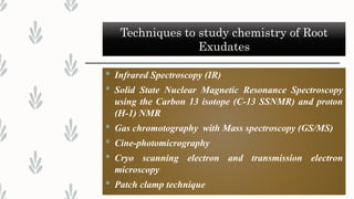 Root excudates and their role in nutrition | PPTX