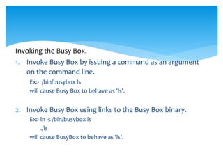 Root file system | PPTX