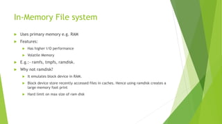 Root file system for embedded systems | PDF