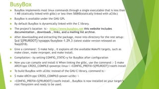 Root file system for embedded systems | PDF