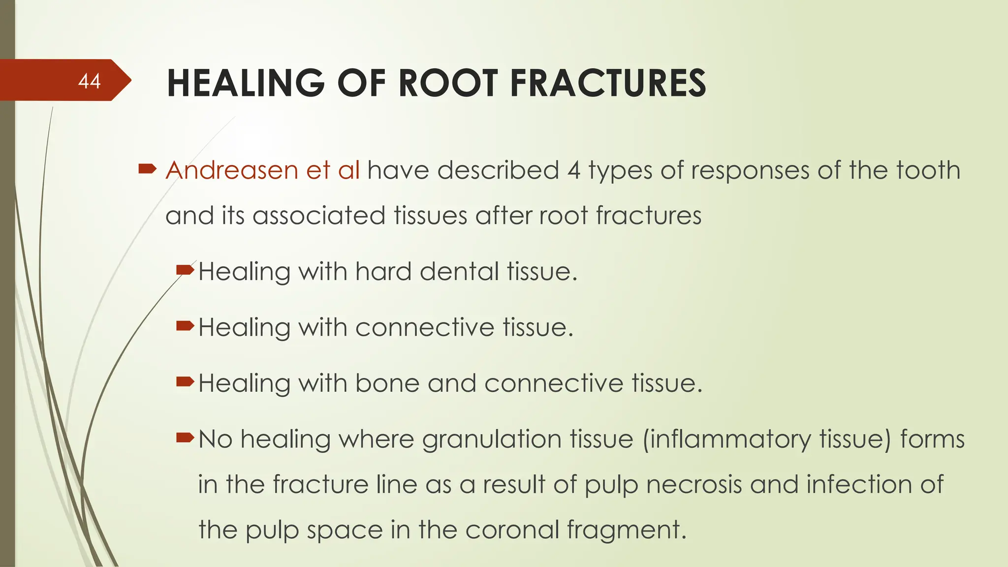 ROOT FRACTURES AND ITS MANAGEMENT | PPTX | PPTX