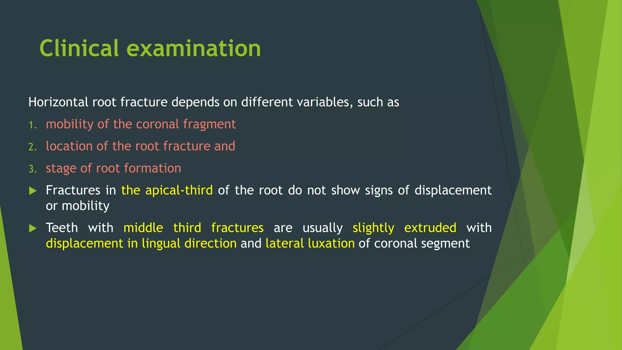 Root fractures and its management | PPTX