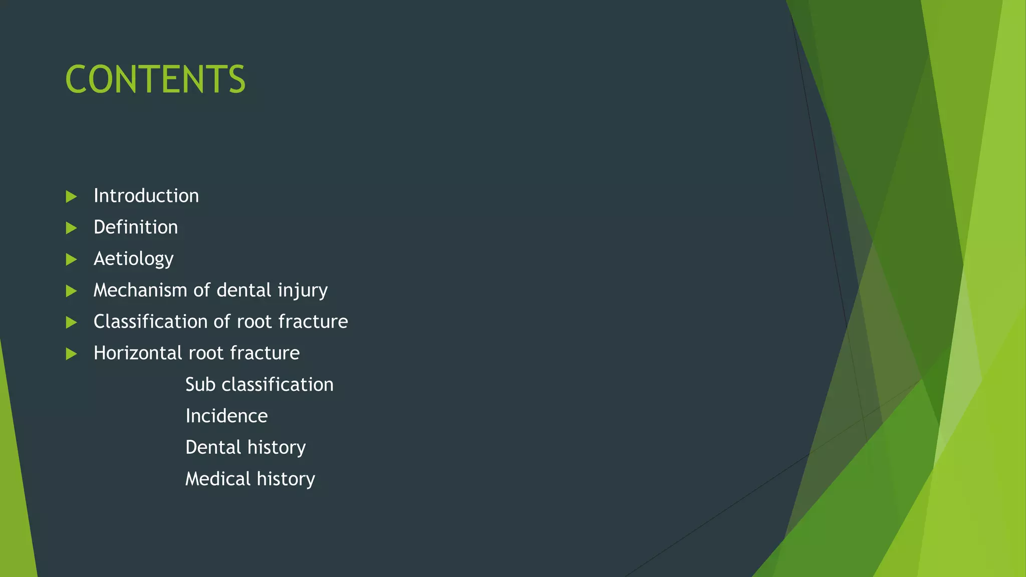 Root fractures and its management | PPTX