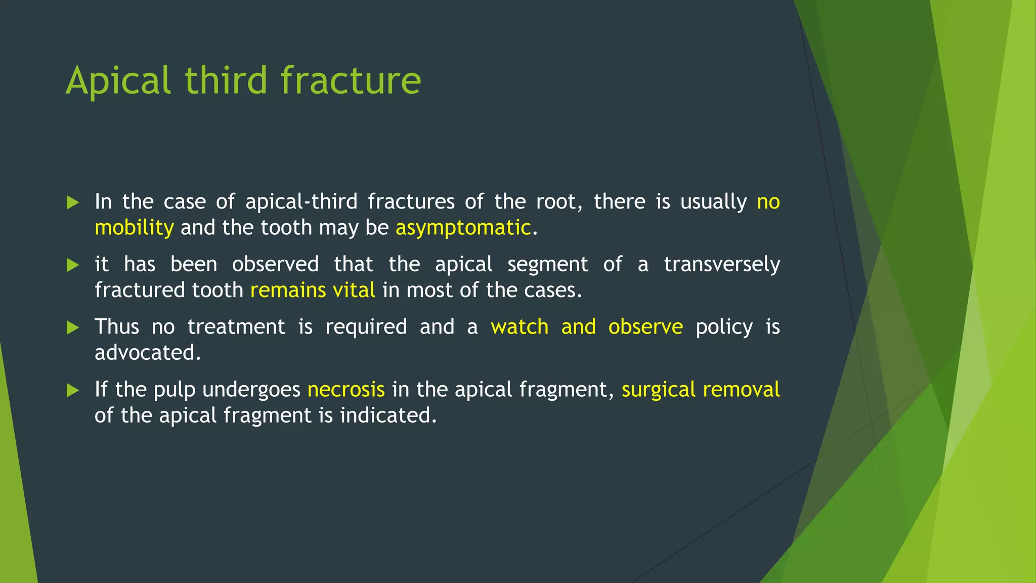 Root fractures and its management | PPTX