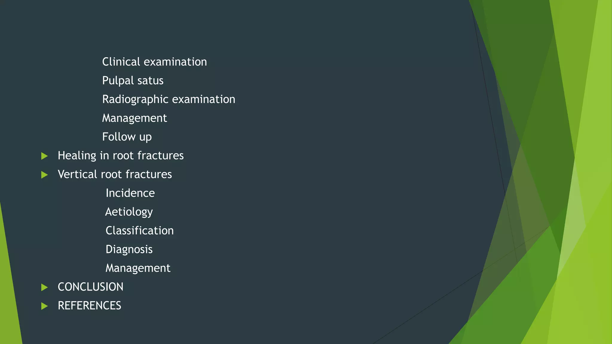 Root fractures and its management | PPTX