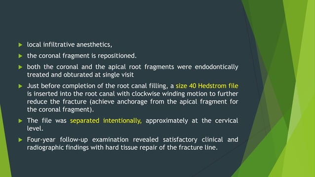 Root fractures and its management | PPTX