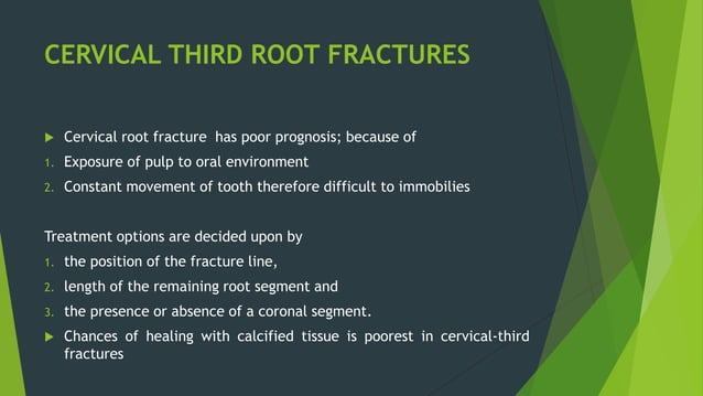 Root fractures and its management | PPTX