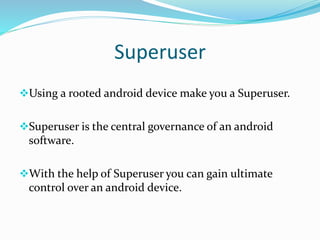 Rooting of an android phone | PPT